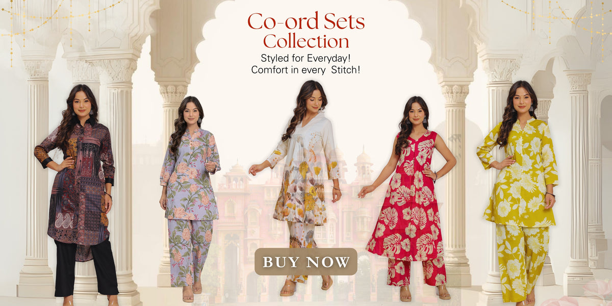Ethnic Dresses for Women | Kurtis & Co-Ord Sets Online – RUII Fashion ...